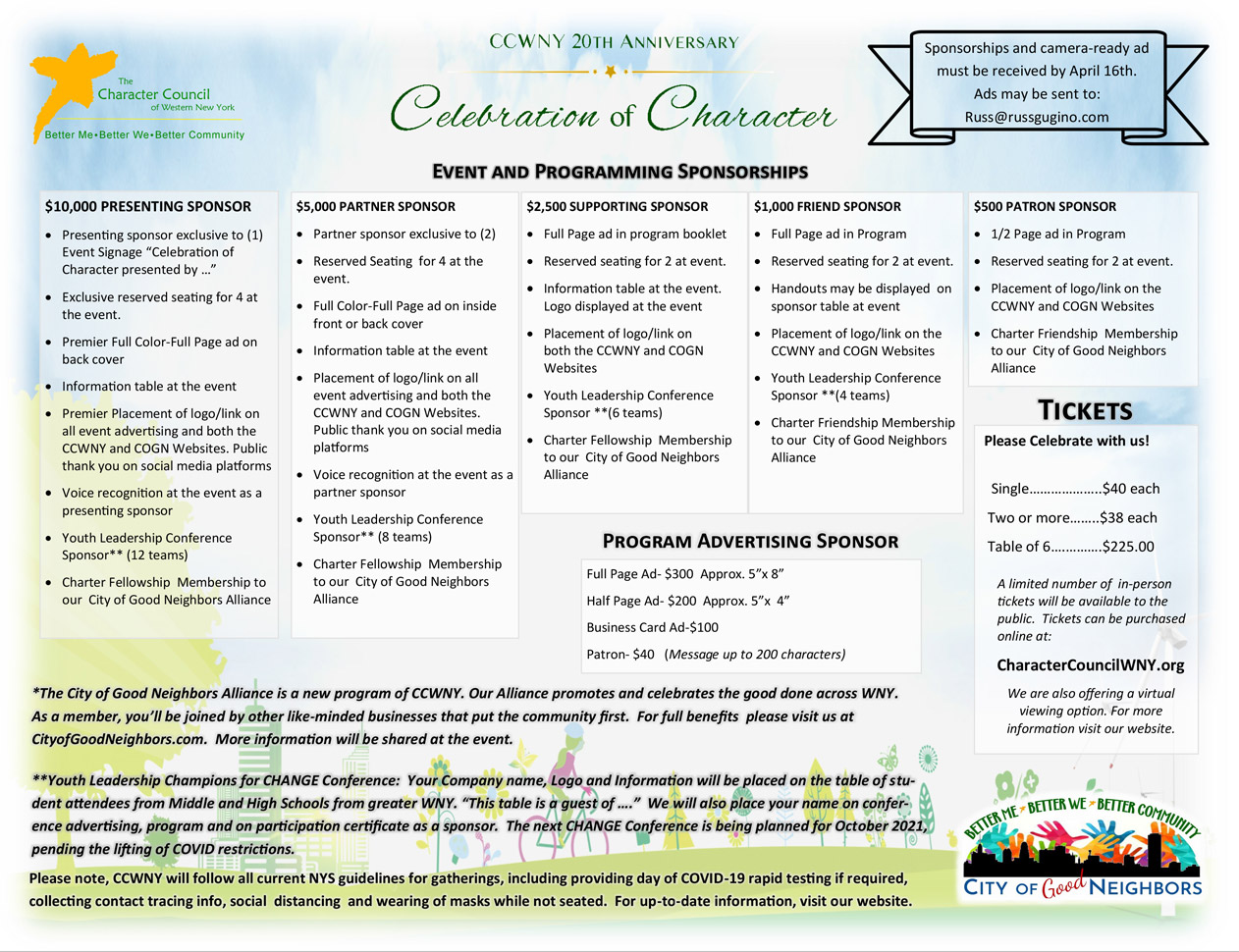 Celebration of Character - The Character Council of Western New York